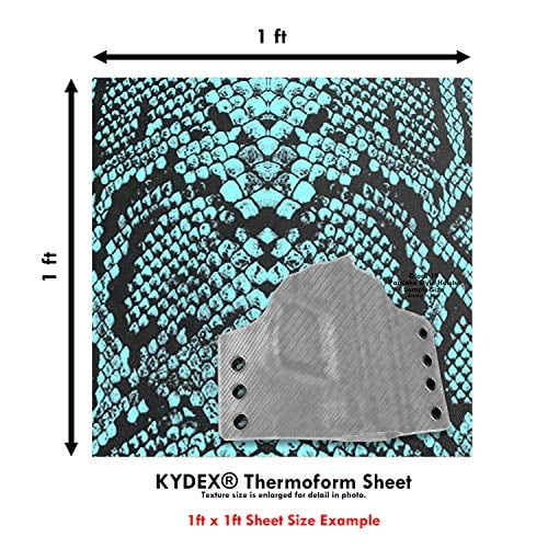 KYDEX Thermoform Sheet - (P1 Texture) - (Infused Print) - (12in x 12in ...