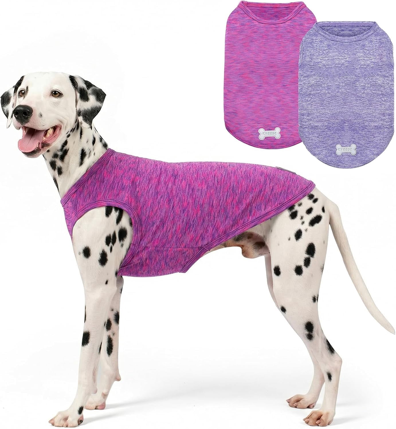 KYEESE 2 Pack Dog Shirts, Quick Dry Soft T-Shirt for Small Medium and ...