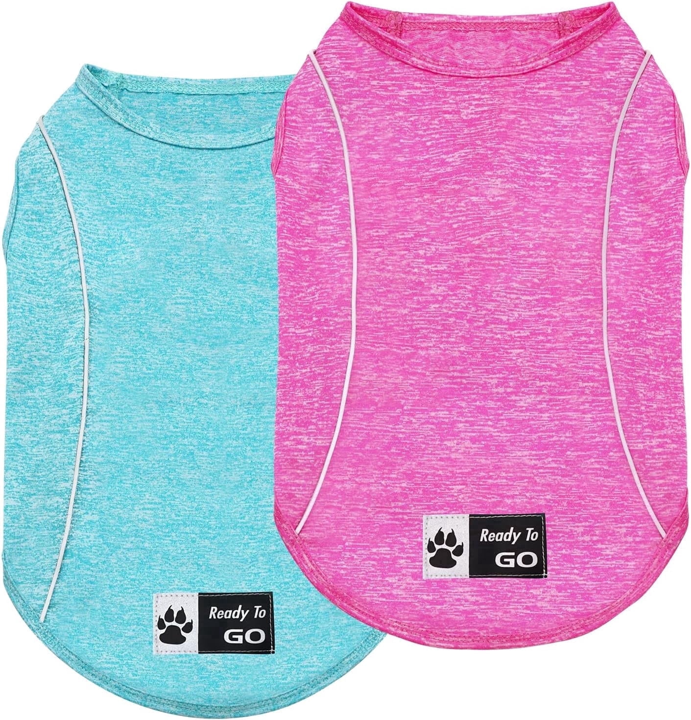 KYEESE 2 Pack Reflective Dog Shirt, Lightweight T-Shirt for Small ...