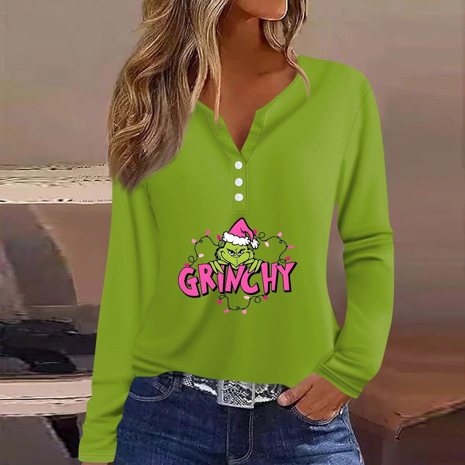 KYGABAK Grinch, Grinch Sweatshirt, Grinch Shirt, Women's T Shirt Tee ...