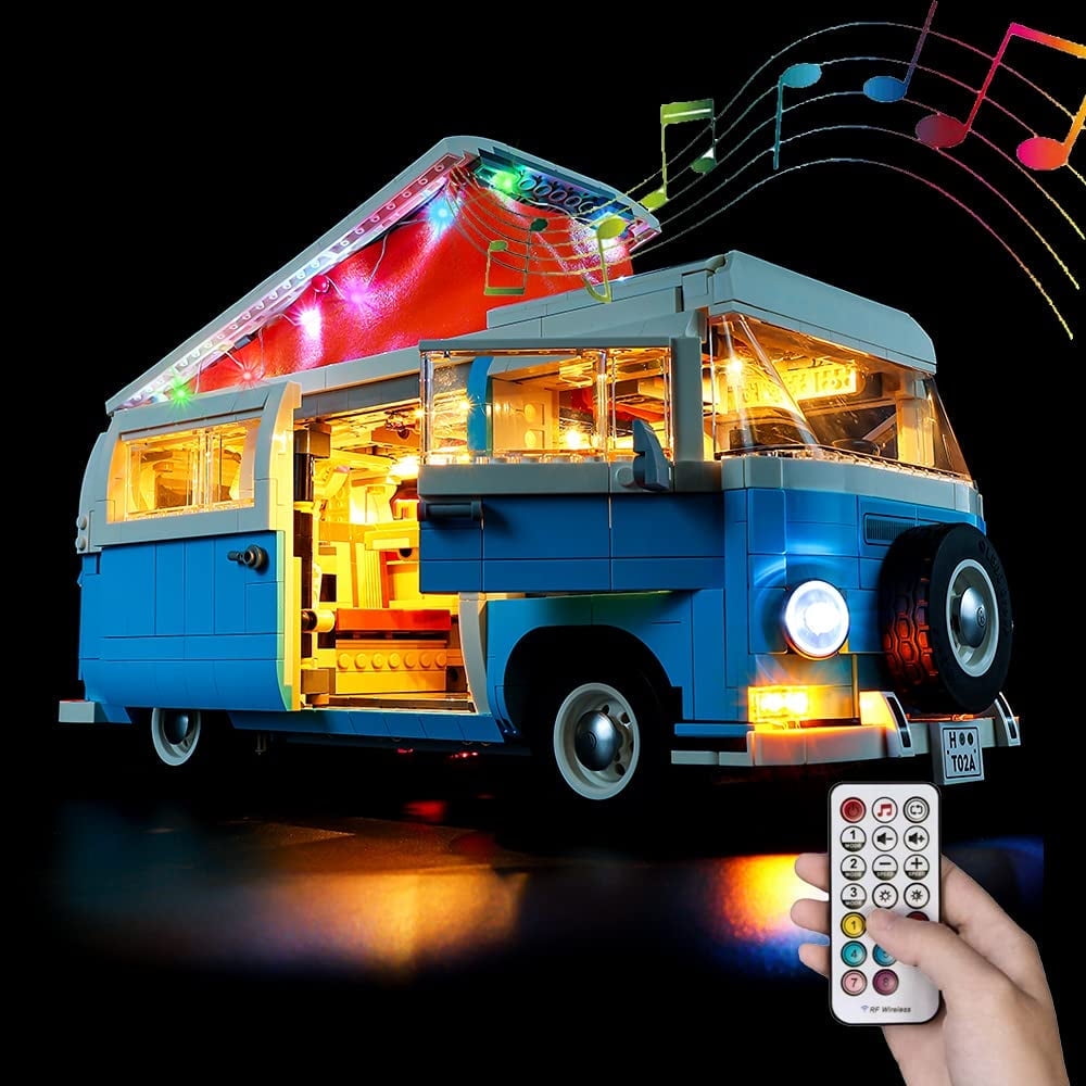 Dobegin LED Light Kit Designed for Lego Volkswagen T2 Camper Van 10279 ...