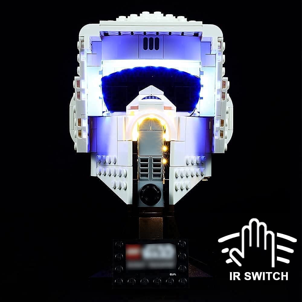 BrickSoul Led Light Kit for Lego Star Wars Scout Trooper Helmet 75305 ...