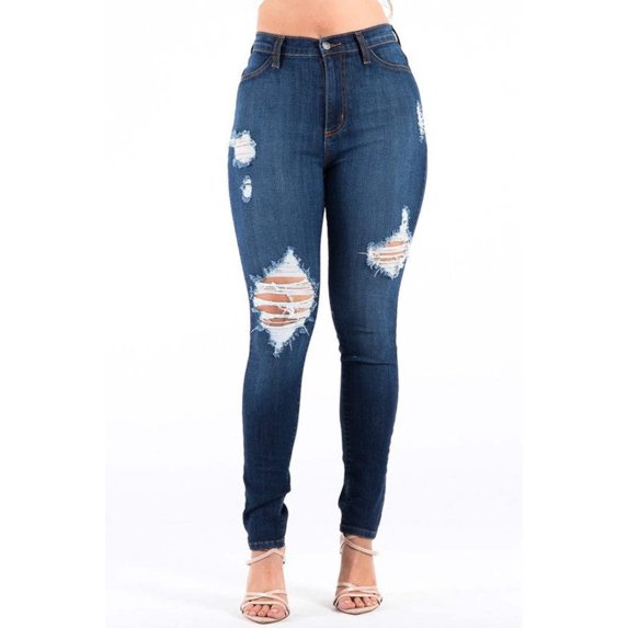 KYLIE SKINNY JEAN IN DARK WASH - Walmart.com