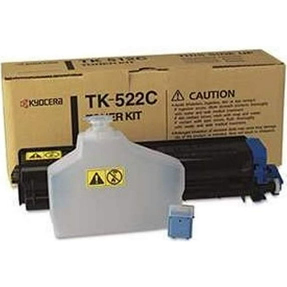 KYOCERA 1T02HJCUS0 Model TK-522C Cyan Toner Cartridge for use ECOSYS FS ...