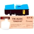 KYOCERA 1T02HPCUS0 Model TK-822C Cyan Toner Cartridge for use FS ...