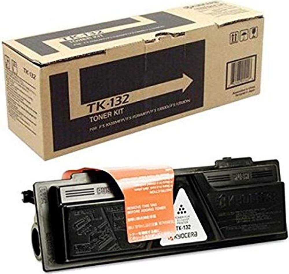 KYOCERA 1T02HS0US0 Model TK-132 Black Toner Kit for use FS-1028MFP, FS ...