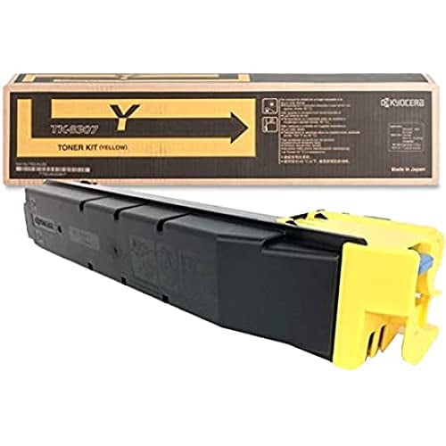 KYOCERA 1T02LKAUS0 Model TK-8307Y Yellow Toner Kit for use TASKalfa 3050ci, 3051ci, 3550ci and ...