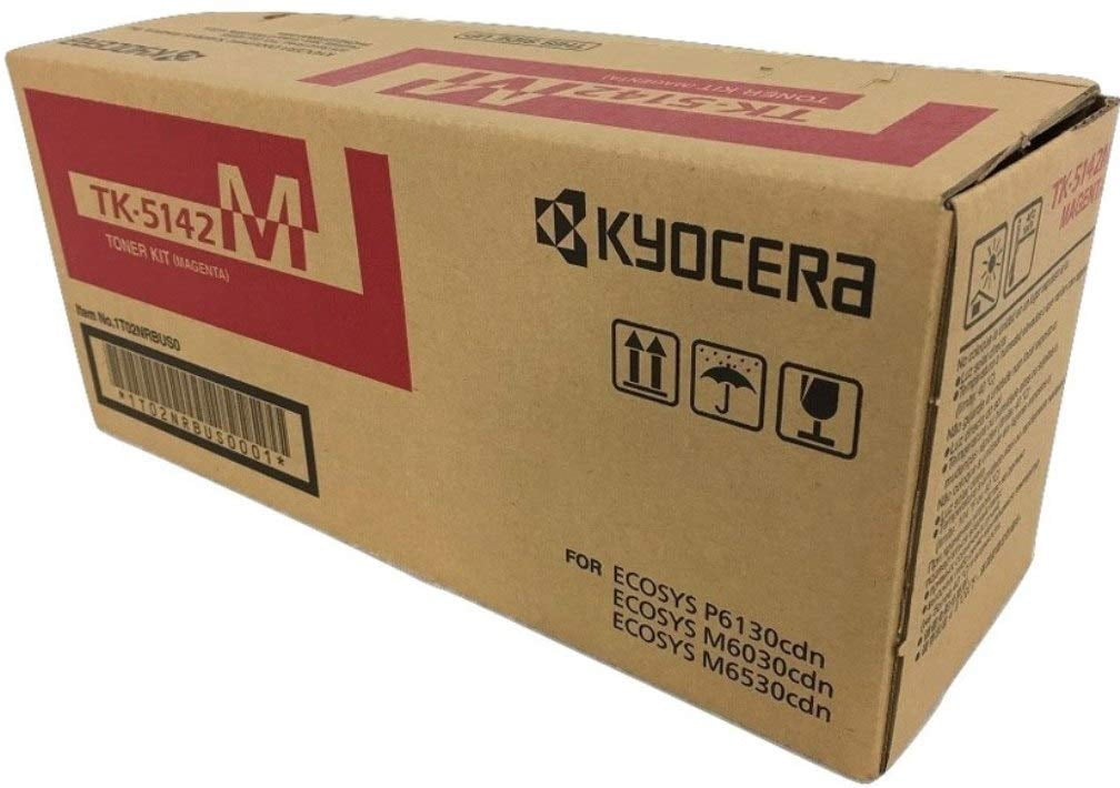 KYOCERA 1T02NRBUS0 Model TK-5142M Magenta Toner Cartridge for use ...