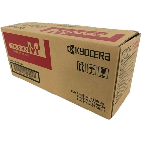 KYOCERA 1T02NRBUS0 Model TK-5142M Magenta Toner Cartridge for use ...
