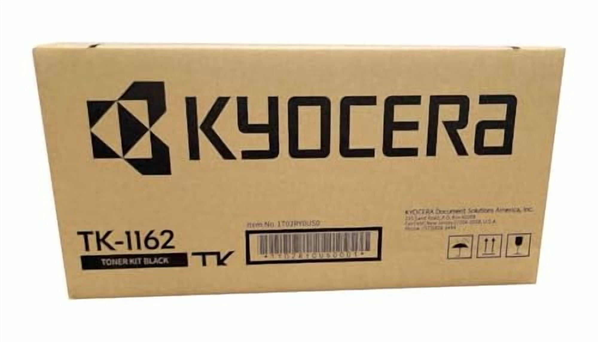KYOCERA 1T02RY0US0 Model TK-1162 Black Toner Kit for use ECOSYS P2040dw ...