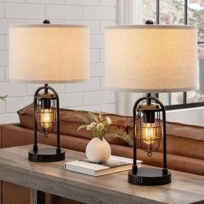 Side Table Lamp Combo