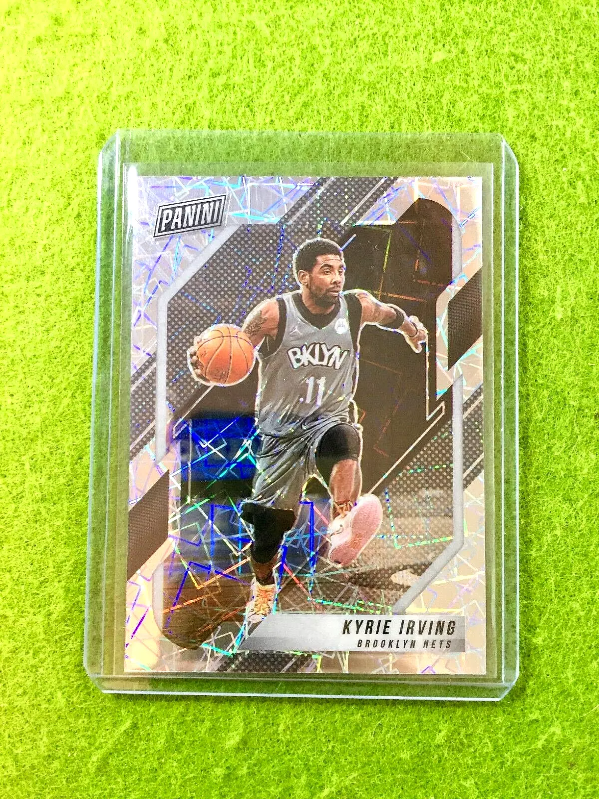 KYRIE IRVING LAZER PRIZM SILVER VIP CARD 2022 The National Kyrie Irving ...