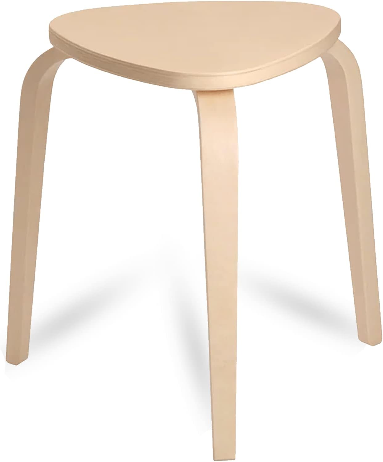 KYRRE Stool Durable & Easy to Care Solid Wood Stackable Tripod Stools ...