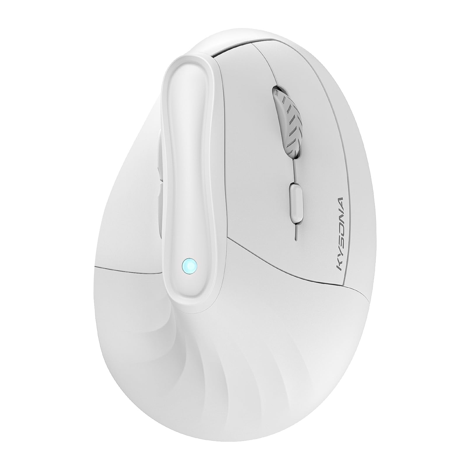 KYSONA 57° Ergonomic Wireless Tower Mouse, Vertical Quiet Ergo Mouse ...