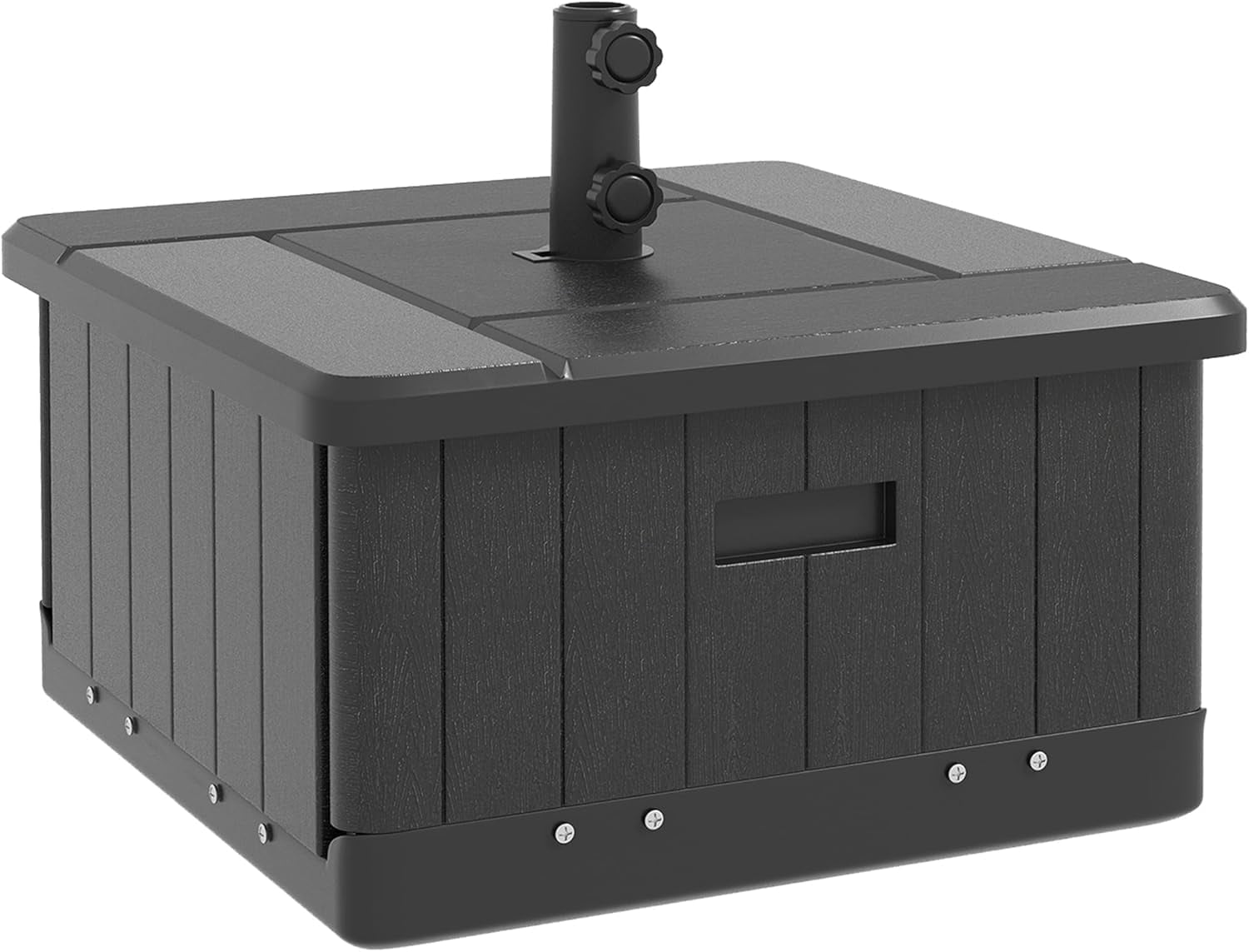 KYUTR 3-in-1 Outdoor Umbrella Base, Coffee End Table, Flower Box ...