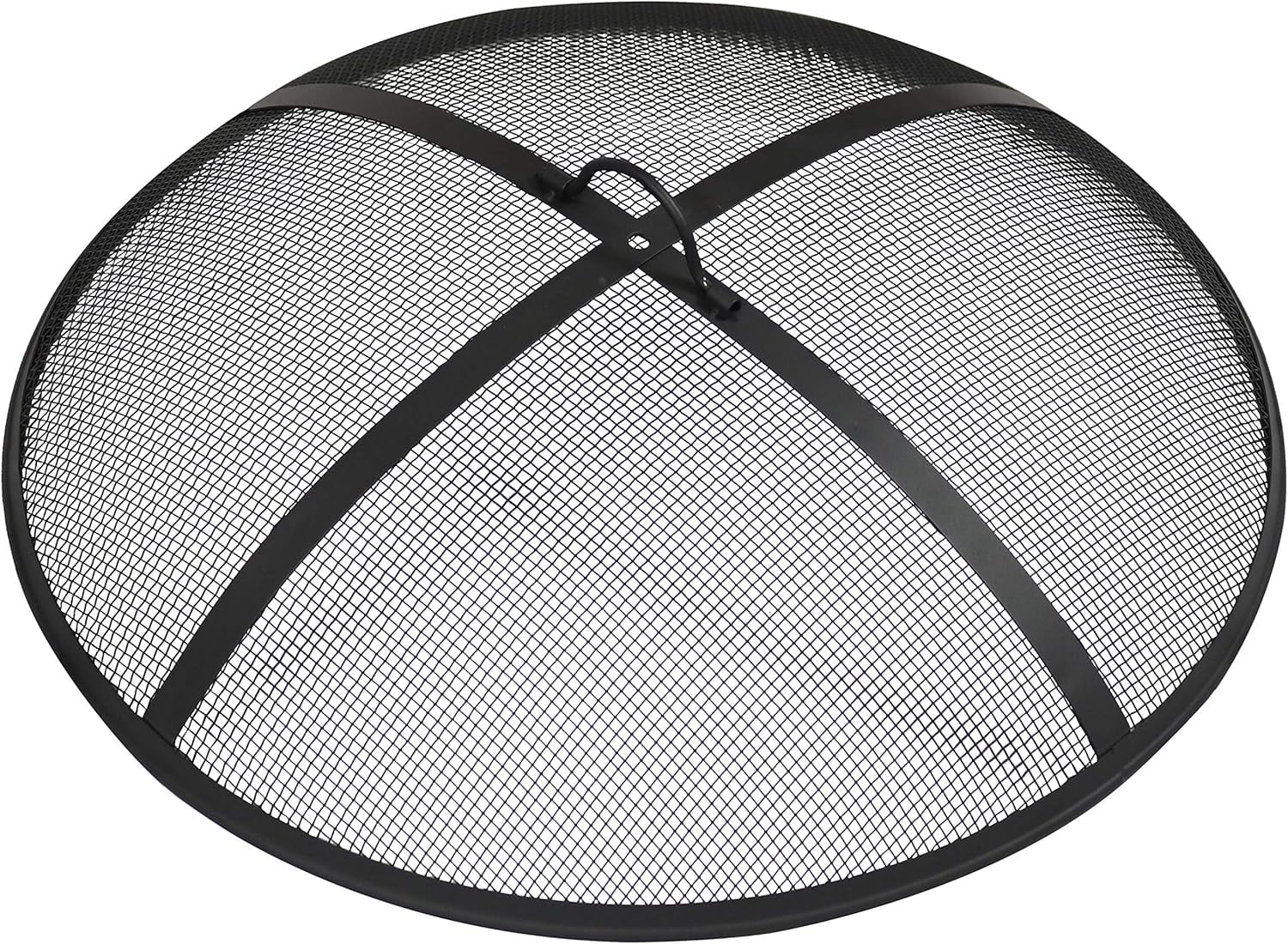 KYUTR Heavy-Duty Steel Mesh Fire Pit Screen - Fire Pit Spark Screen ...