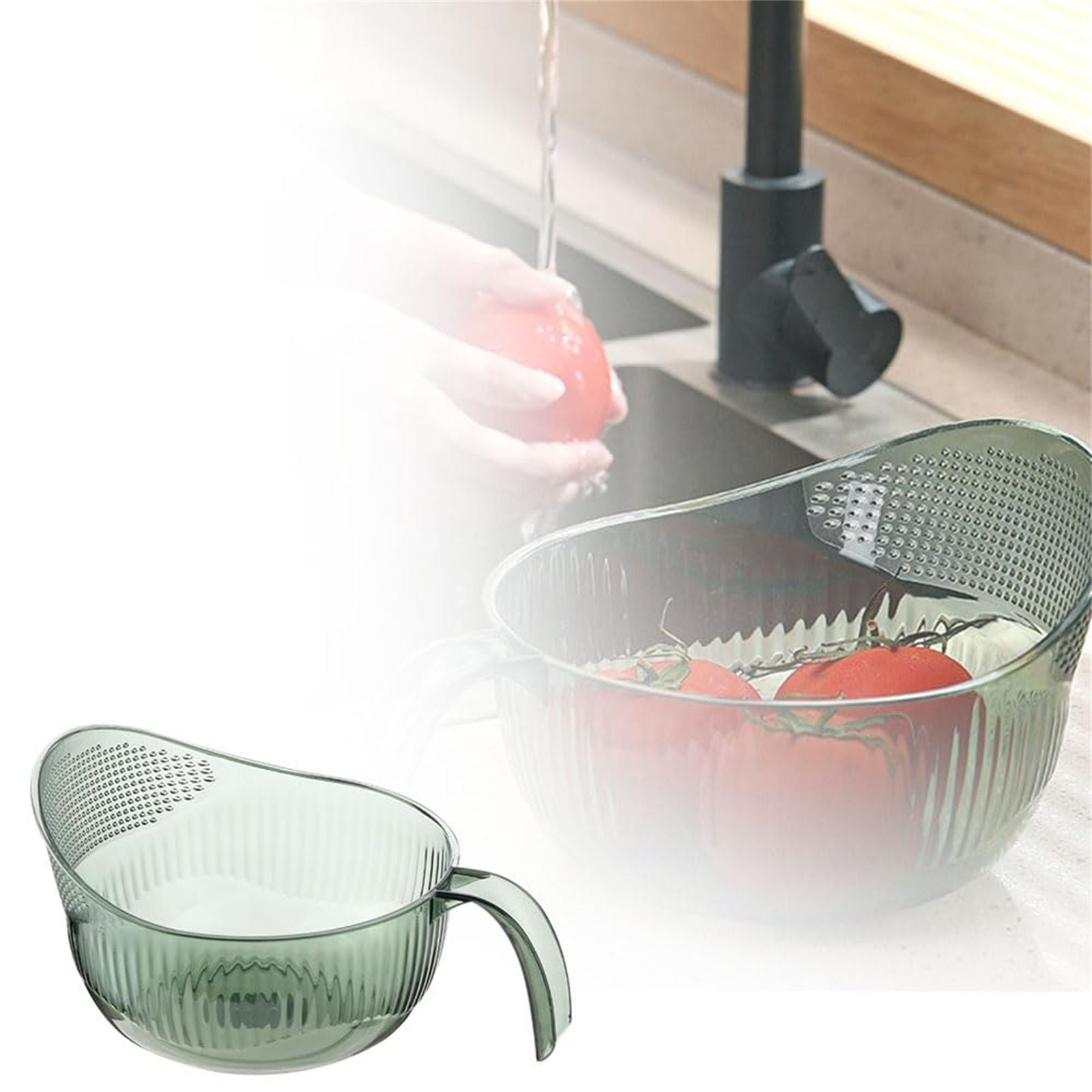 KYWHSGABRS Cooker,Rice Washer Strainer Bowl Rice Washing Filter ...