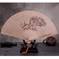 KYWHSGABRS Fan,Chinese Traditional Hollow Fan Wooden Hand Made ...