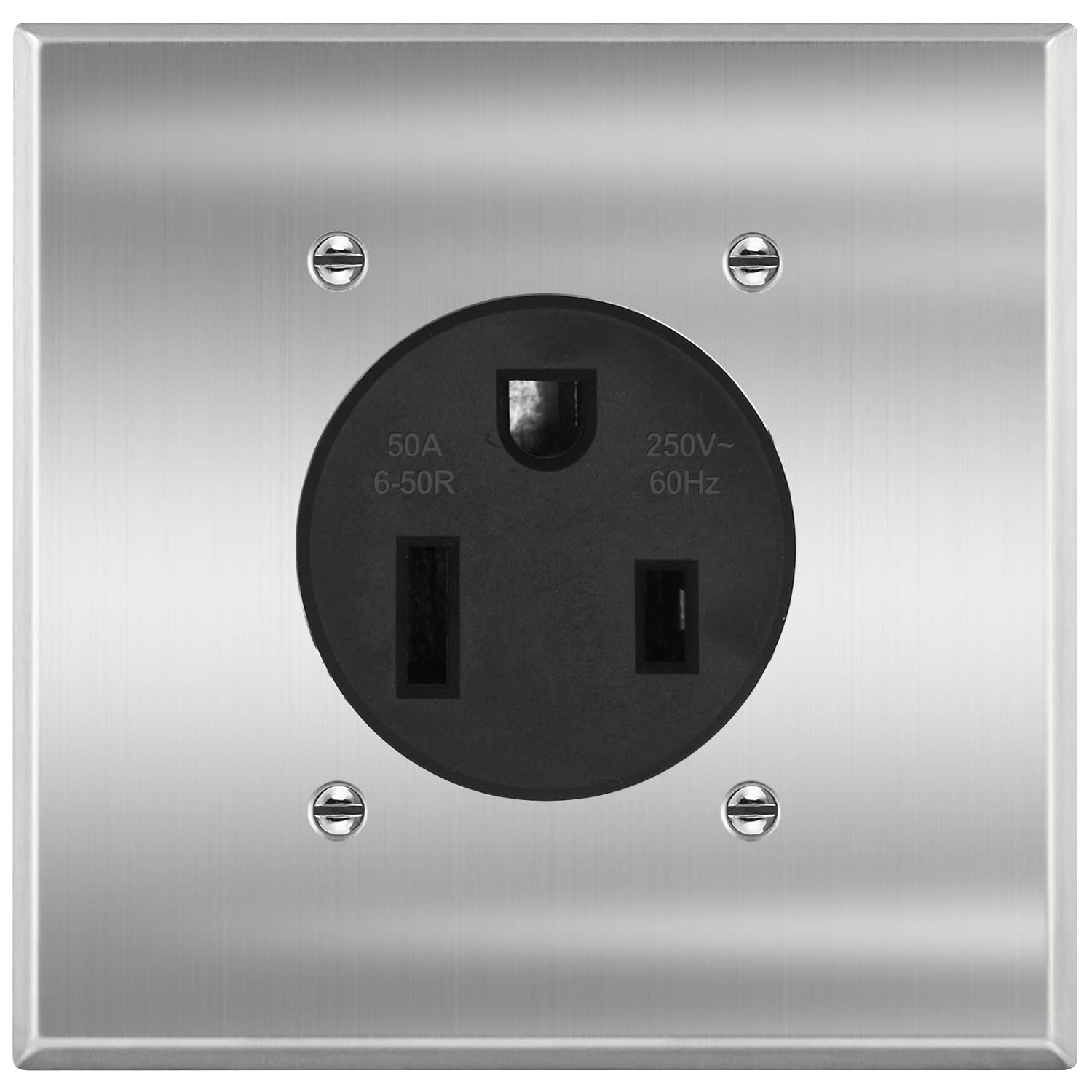KYascend 50 Amp 250V NEMA 6-50R Power Outlet, Heavy-Duty 50A Receptacle ...