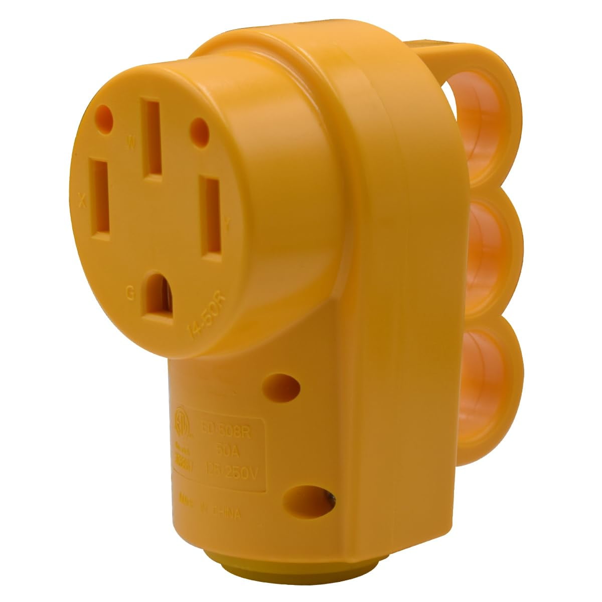 KYascend NEMA 14-50R 50 Amp RV Plug, 125/250V Heavy Duty Replacement ...