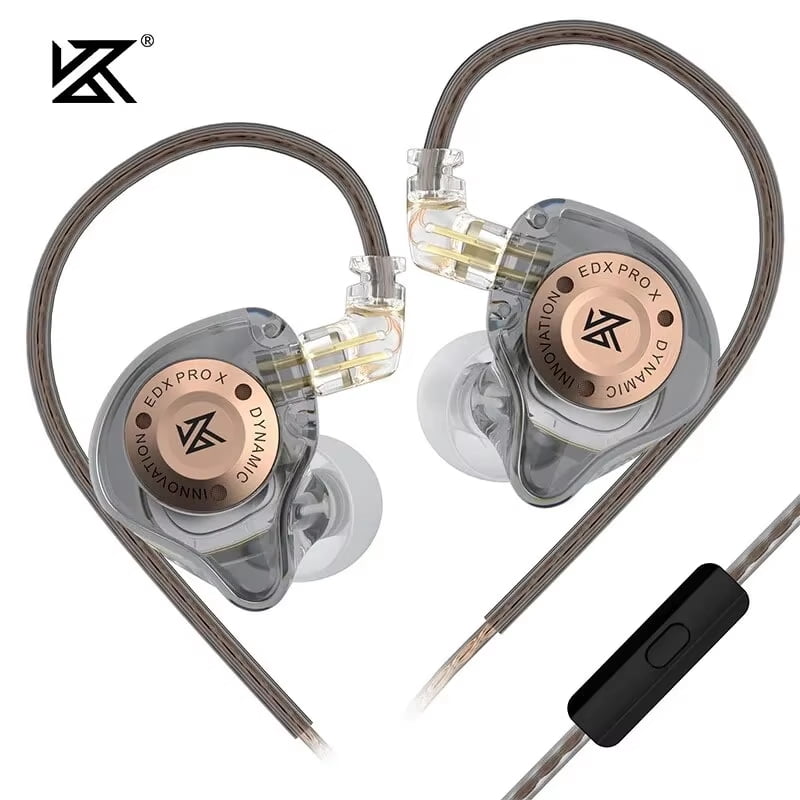 KZ EDX PRO X Wired Earbuds HiFi Stereo Deep Bass Detachable Cable Noise ...