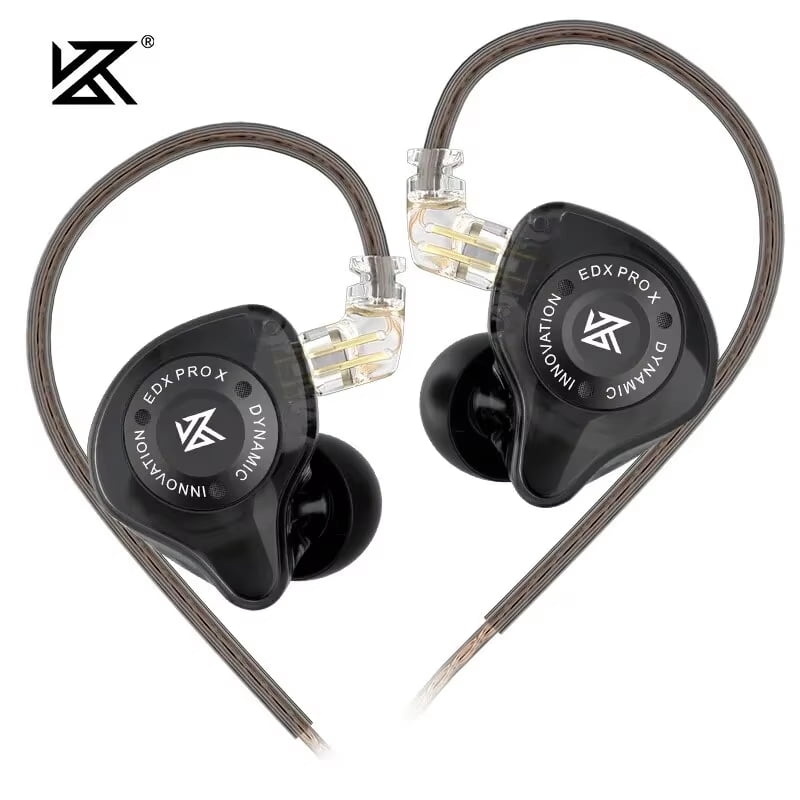 KZ EDX PRO X Wired Earbuds HiFi Stereo Deep Bass Detachable Cable Noise ...