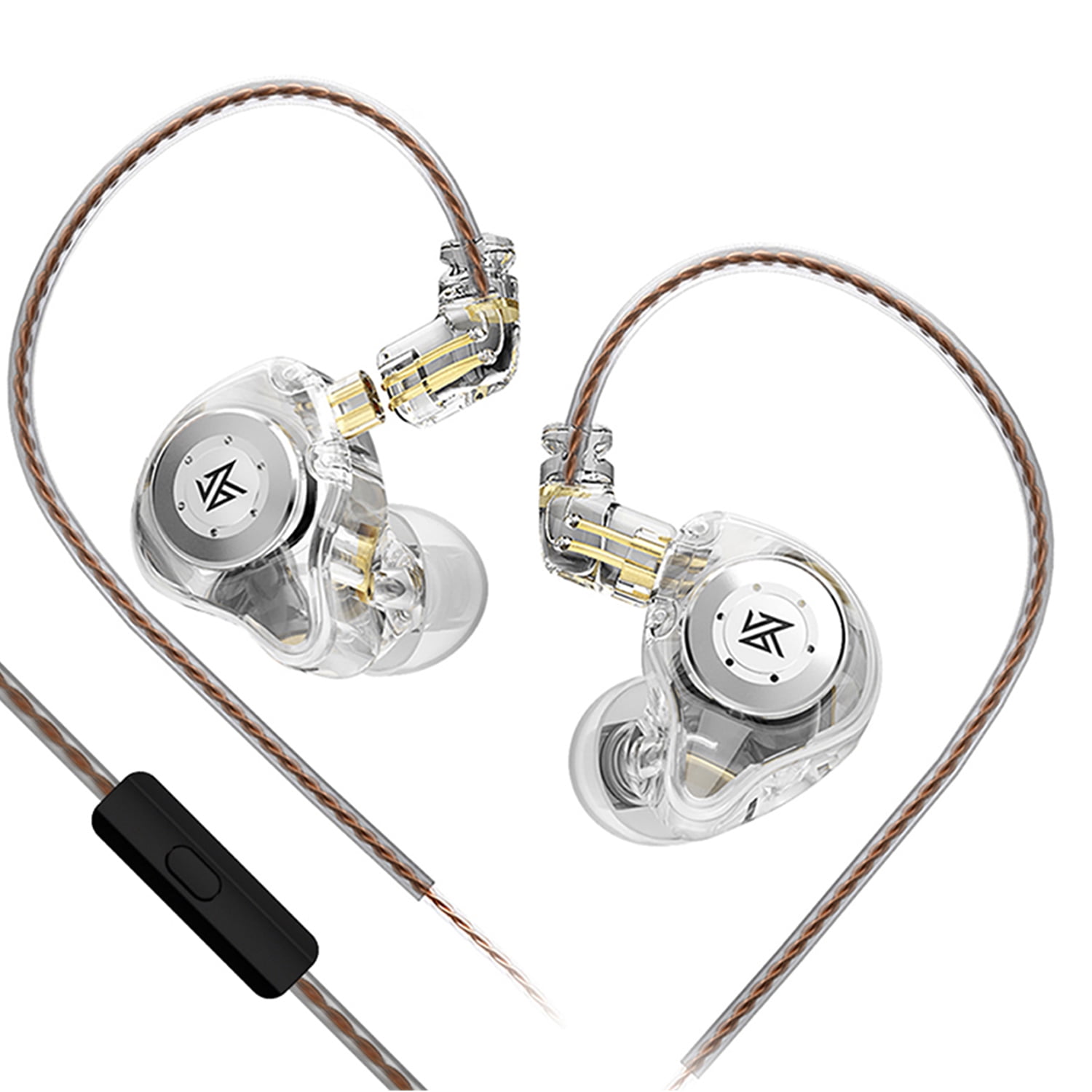 KZ EDX Pro in Ear Monitors with Microphone KZ IEM Earphones Dual DD ...