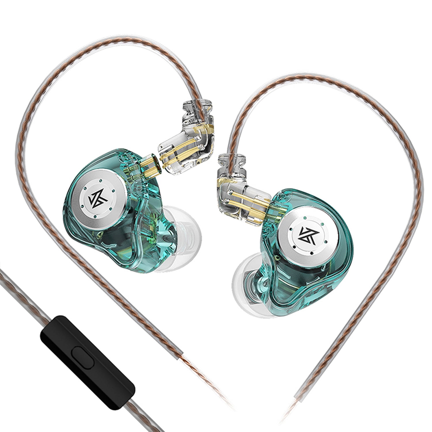 KZ EDX Pro in Ear Monitors KZ IEM Earphones with Microphone, Dual DD ...