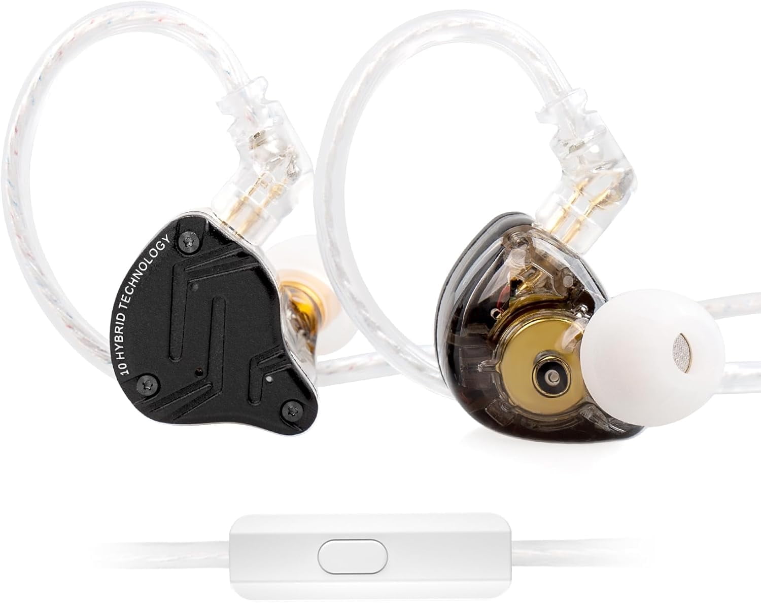 KZ ZS10 Pro X in Ear Monitor Headphone, Upgraded 4BA 1DD KZ Headphone ...