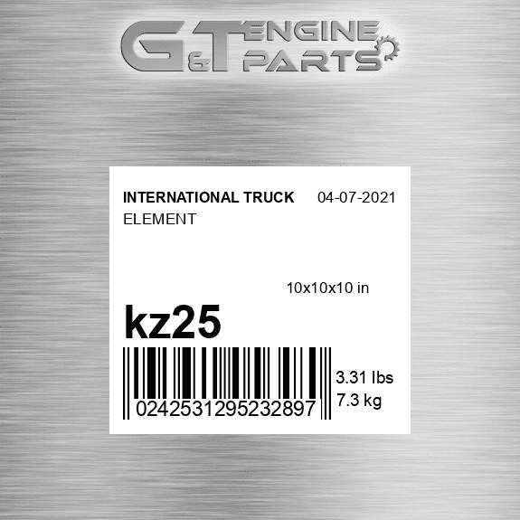 KZ25 ELEMENT fits INTERNATIONAL TRUCK (New OEM) - Walmart.com