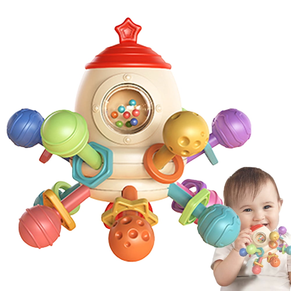 KZLO Baby Manhattan Ball, Grip Training Hand Toy, Chew Rattle, Babies ...