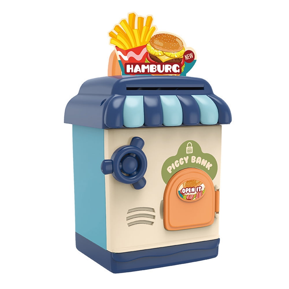 KZLO Cute Cartoon ATM Piggy Bank Children's Savings Box Money Cash ...