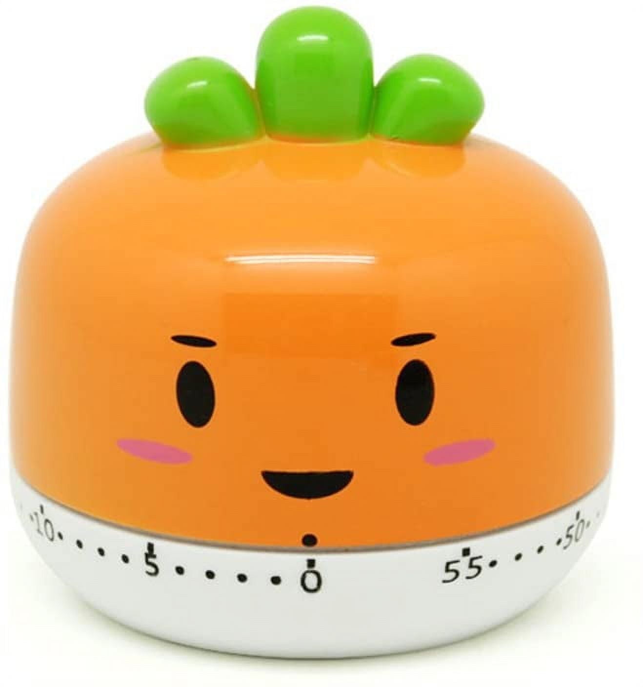 KZLO Cute Cartoon Vegetables Timers, Red - Tomato 60 Minutes Mechanical ...