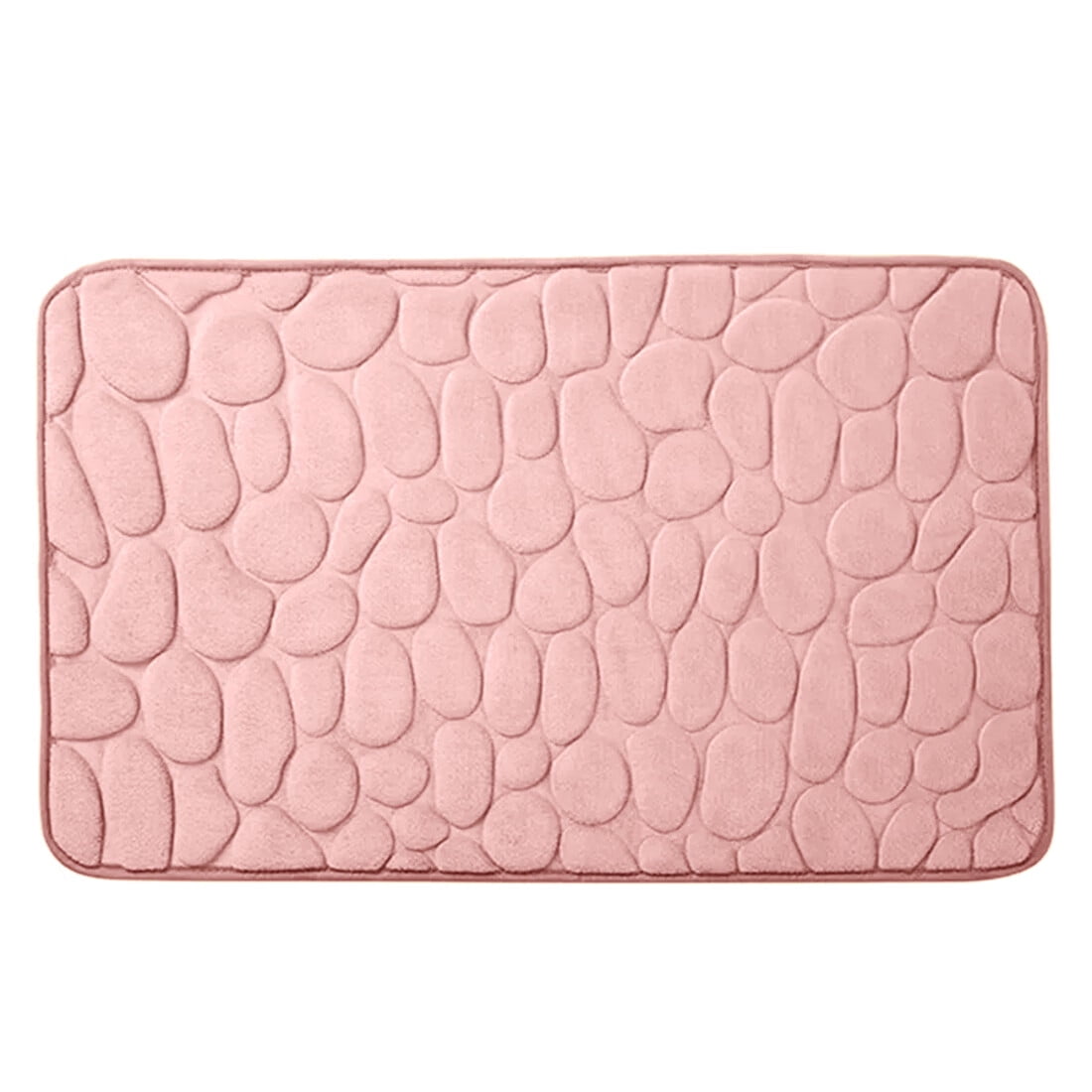 KZLO Memory Foam Bath Mat, Cobblestone Bathroom Super Water Absorbent ...