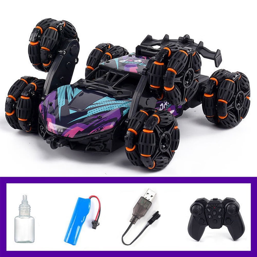 KZLO Remote Control Car, RC Stunt Car, 360 Flips Rotating RC Cars, 6WD 2.4Ghz Electric Racing ...