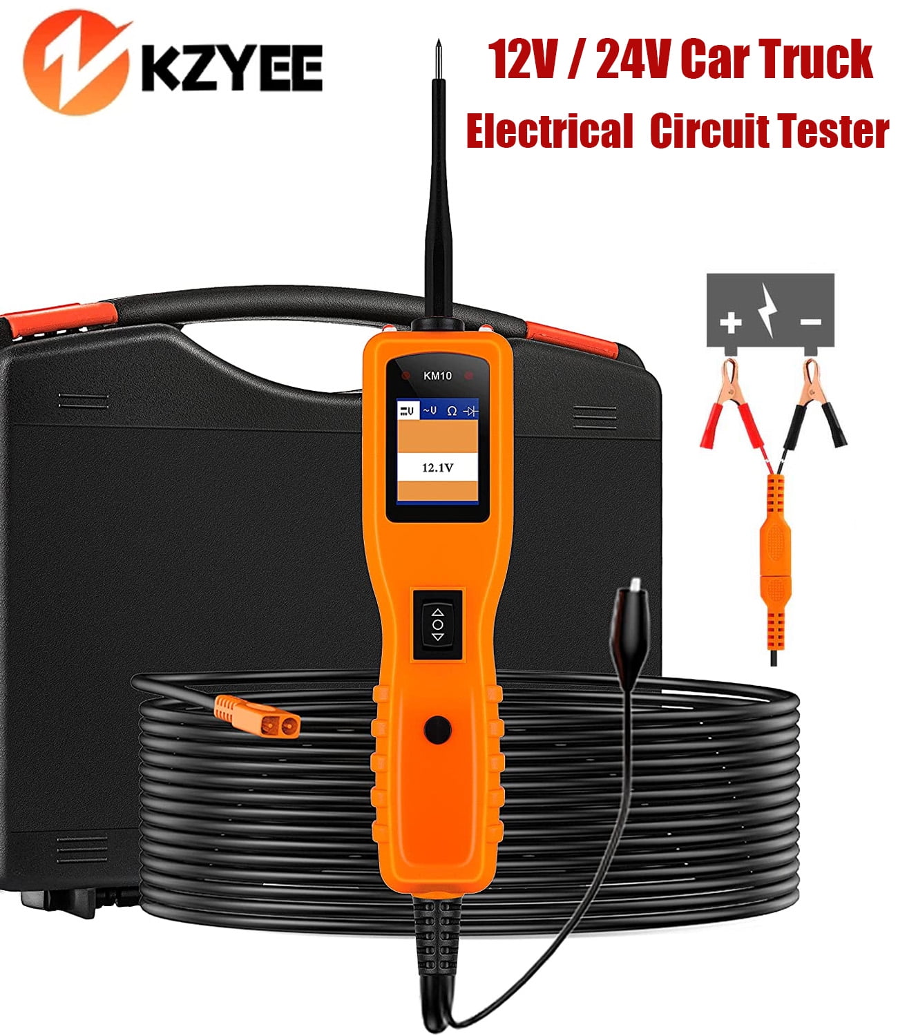 KZYEE KM10 Car Truck Power Circuit Probe Kit Automotive Electrical ...