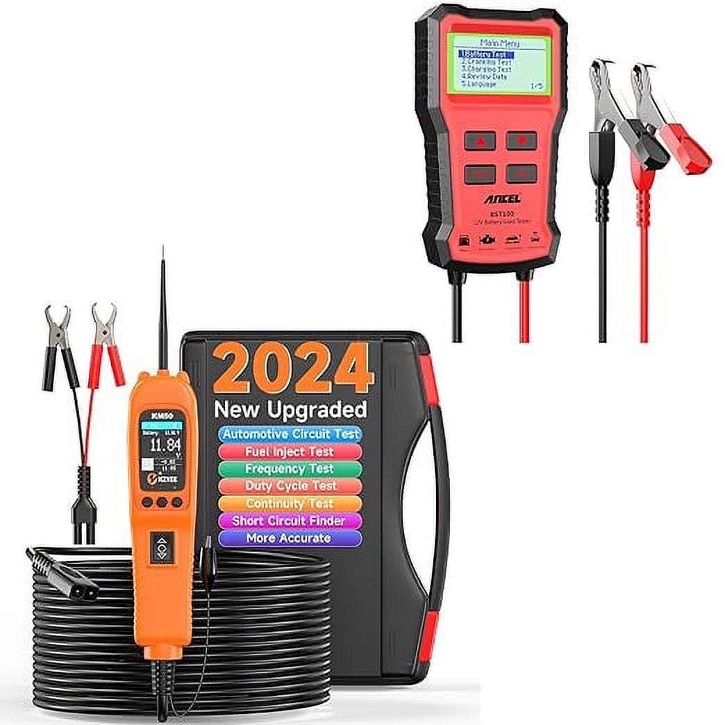 KZYEE KM50 Power Circuit Probe Kit Automotive Circuit Tester with ANCEL ...