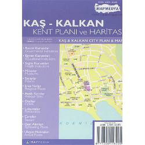 Kaş Kalkan Kent Planı ve Haritası (Kas and Kalkan City Plan and Map ...