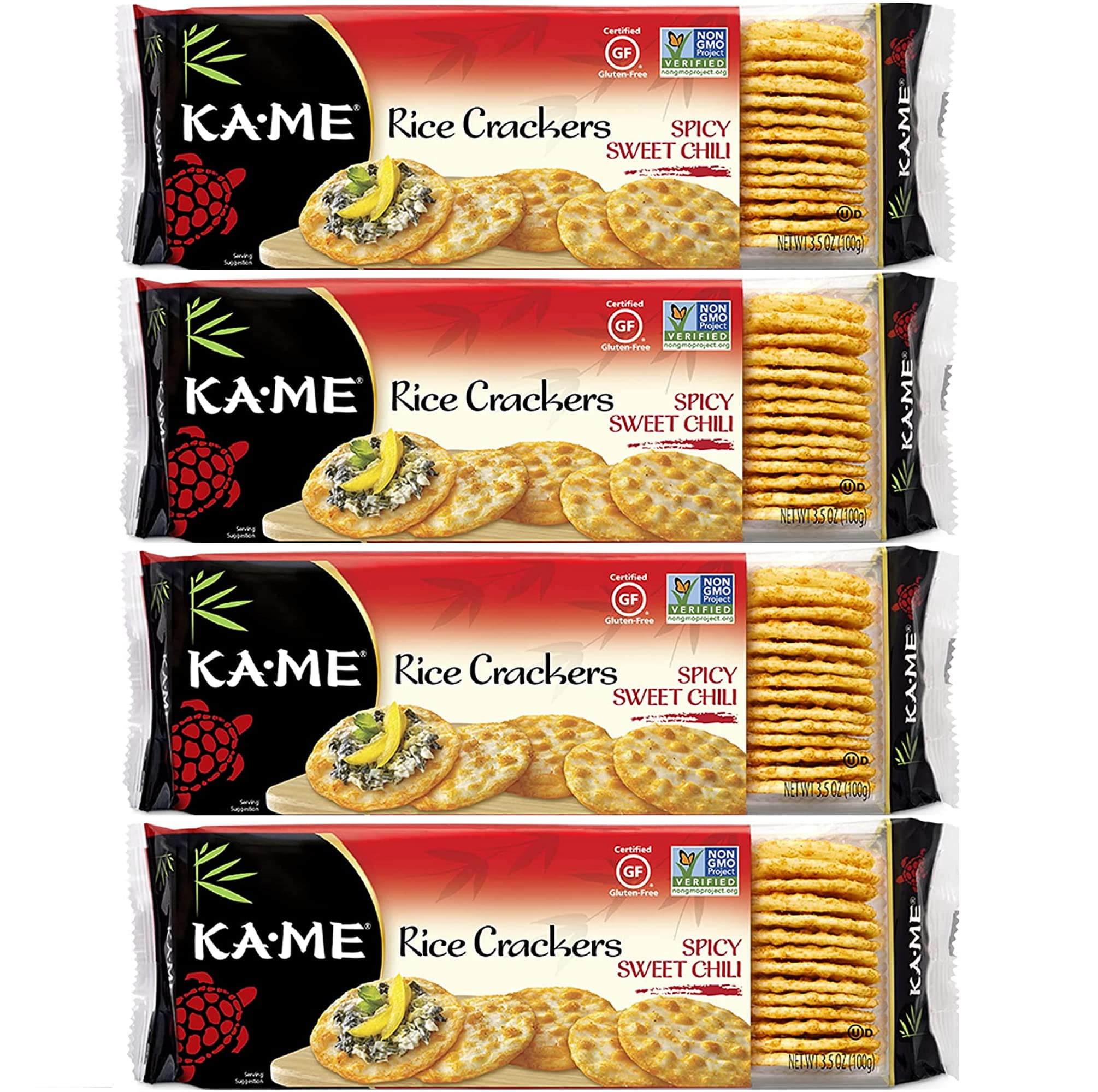 Ka-Me Rice Crackers Gluten IRF13 Free And Non GMO Verified - Spicy ...