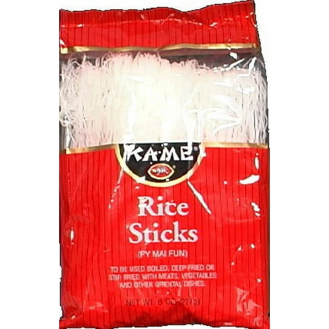 Kame Authentic Asian Taste Gluten-Free Vermicelli Rice Sticks, 8 Oz ...