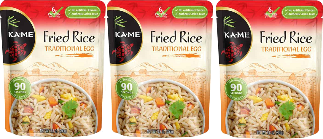 Ka-Me Traditional Egg Fried Rice, Ready To Eat in Less Than 2 Minutes ...