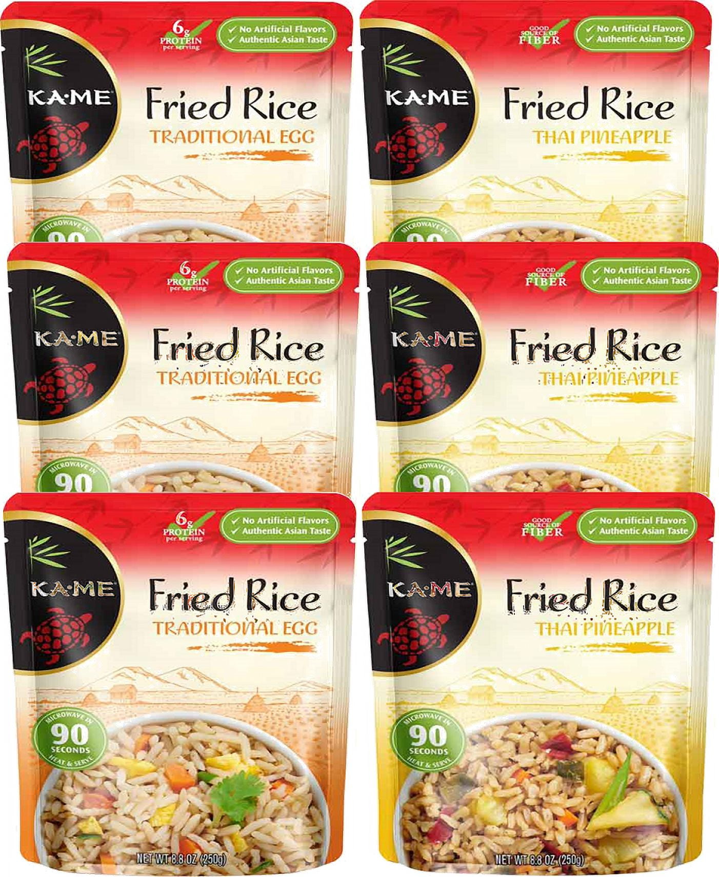 Ka-Me Traditional Egg & Thai Pineapple Fried Rice, Ready To Eat in Less ...