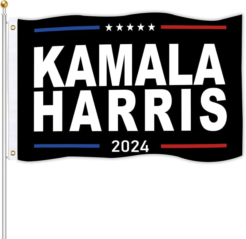 Ka-mala Har-ris 2024 Flag 3x5 Kamala Harris For President Flag Election ...