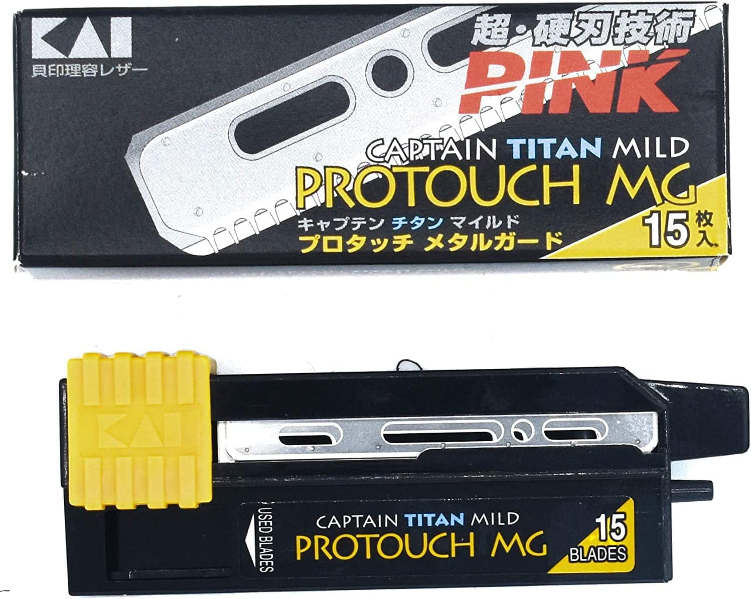 KaI Captain Titan Protouch MG Razor Blades with Steel Guard for Kai ...