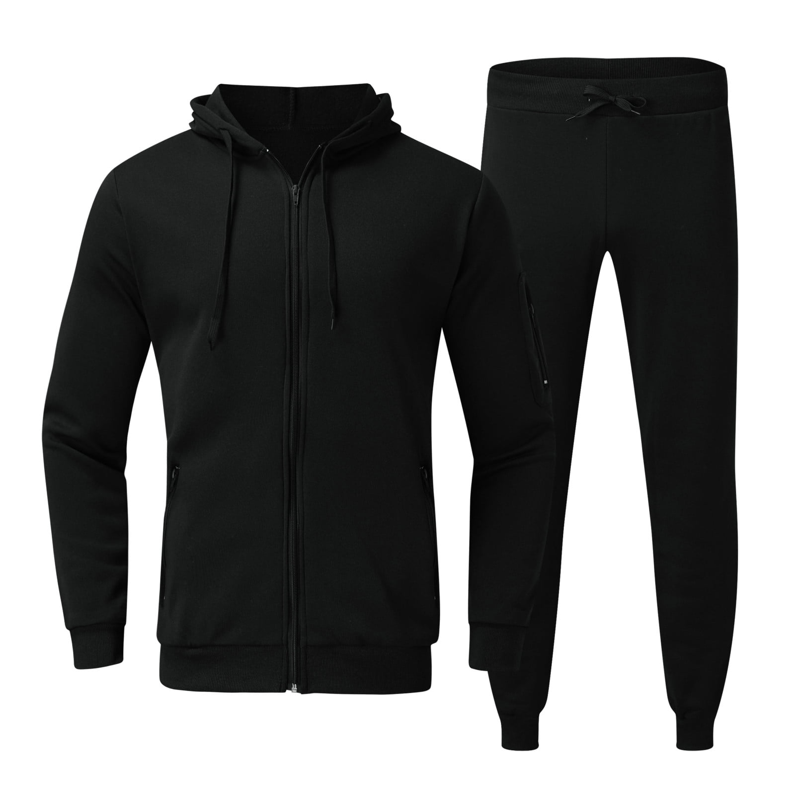 KaLI_Store Men's Tracksuits Set 2 Pieces Set Long Sleeve Causal Full ...
