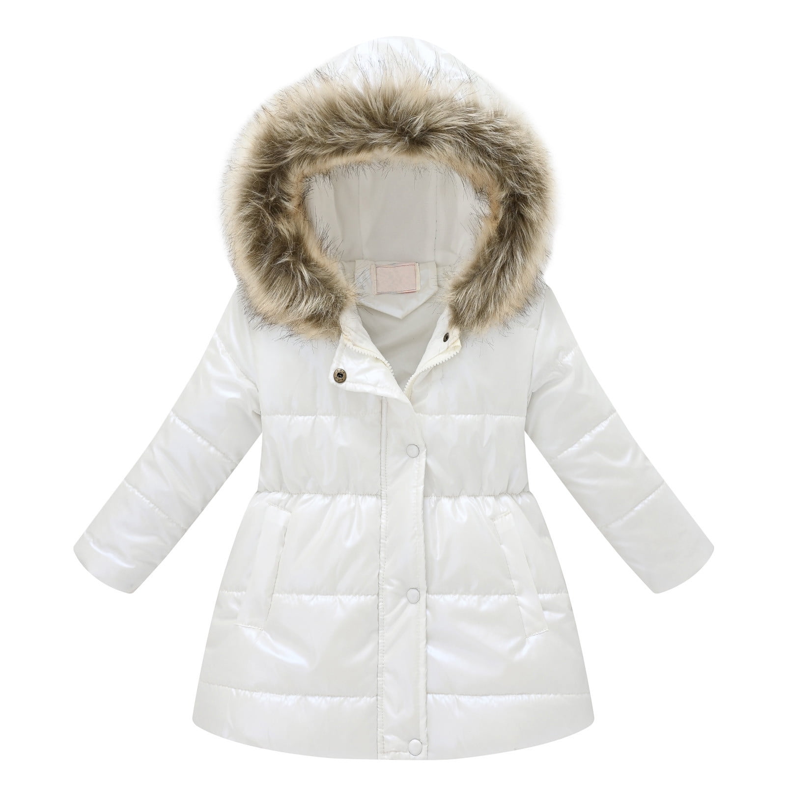 KaLI_store Girls Packable Puffer Jacket Girls Winter Coats Hooded Warm ...