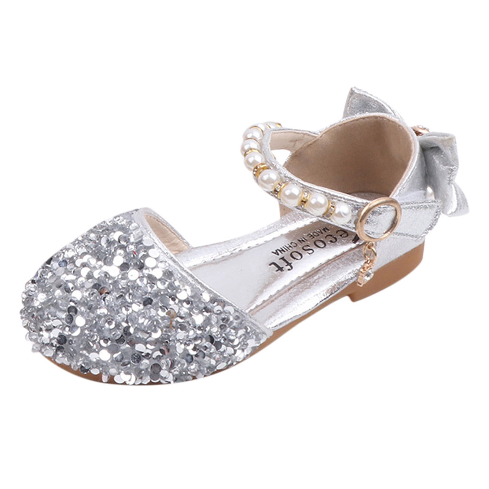 KaLI_store Girls' Sandals Kids Sandals Girls Glitter Open Toe Summer ...