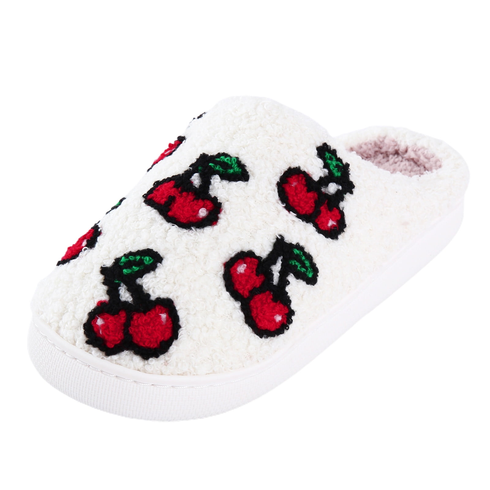KaLI_store House Slippers for Woman Women's Cross Band Slippers Fuzzy ...