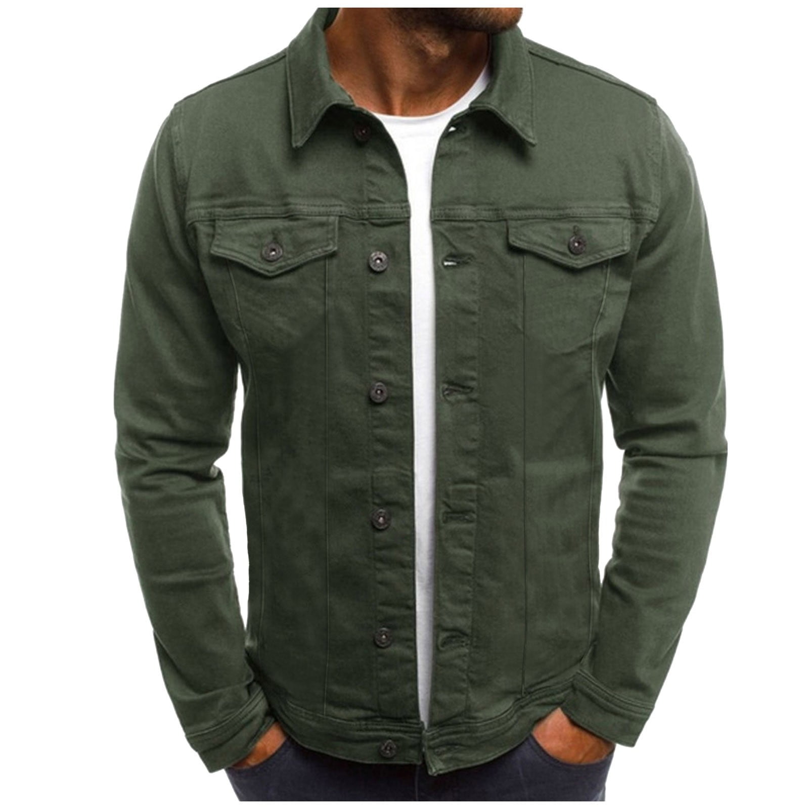 KaLI_store Men's Jackets For Fall Jackets for men Jacket Coat Zipper ...