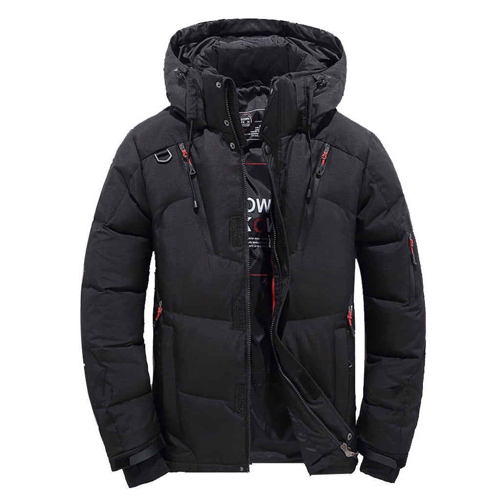 KaLI_store Men's Parka Jacket Loose Fit Button Jacket Coats For Men ...